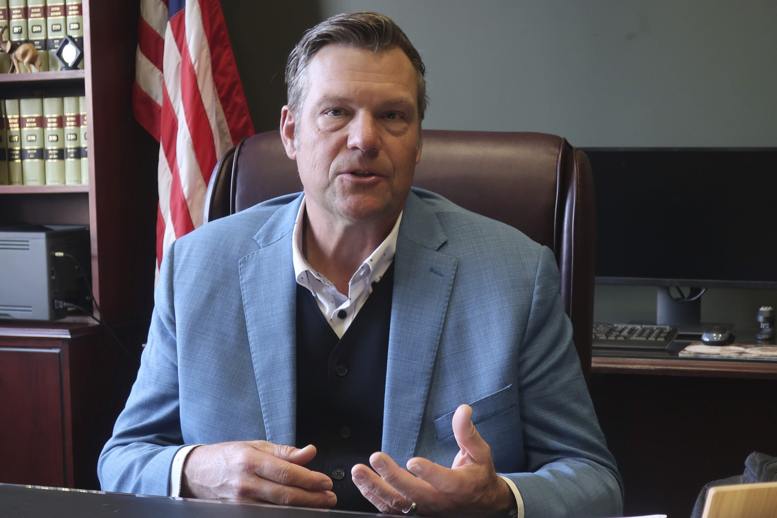 ‘Sad political stunt’: Lawsuit between Kobach, Kansas governor heats up ...